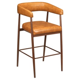 Mika Metal Bar Stool with Arms