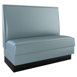 Plain Back Custom Booth with Padded Base