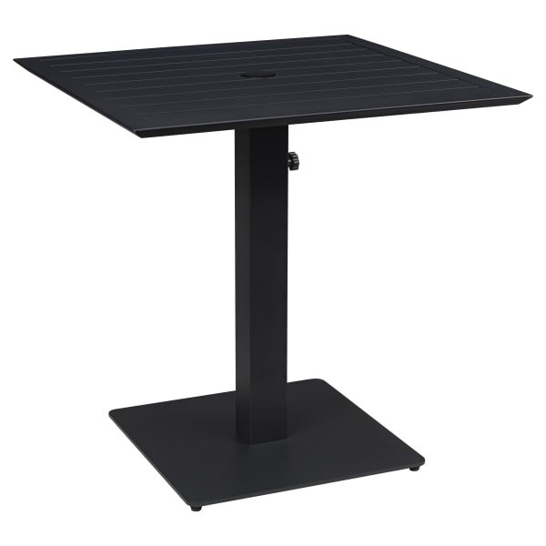 Ella Table Set in Black with Umbrella Base